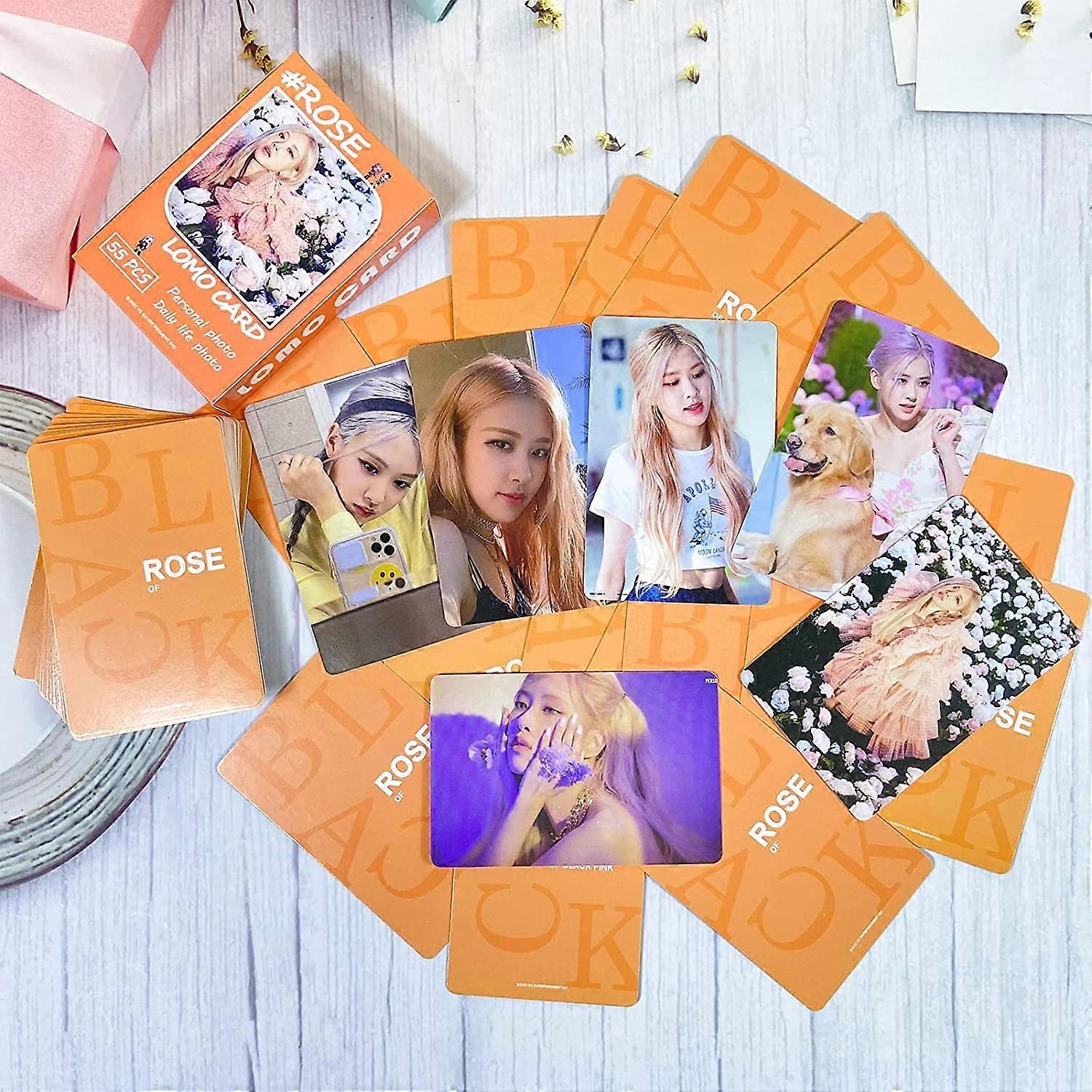 Kpop ROS Photocard Rosie Picture Card Set Photobook Polarioid Roses Photo Poster Gift for Blink ...