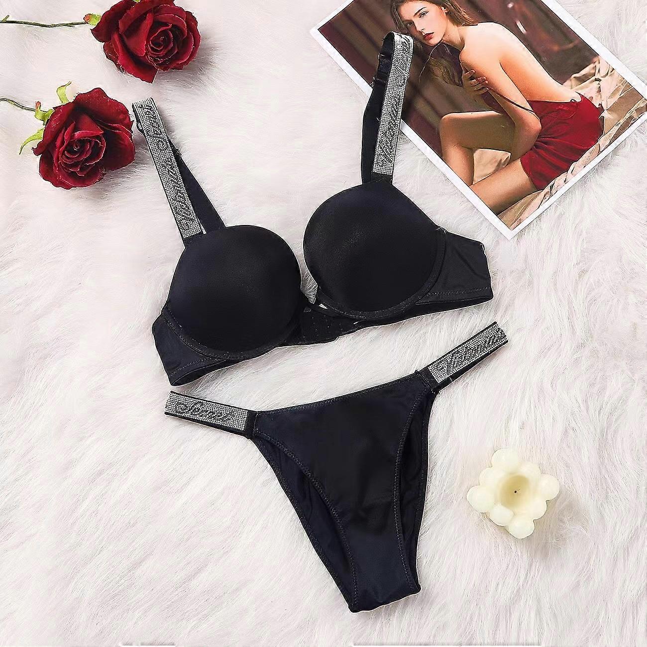 Women Bra Set Sexy Lingerie V Push Up Bra S Secret Lingerie Set Plus ...