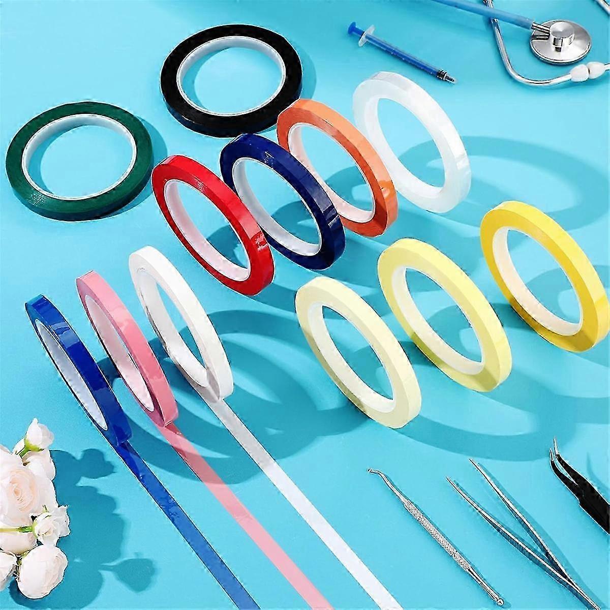 12rolls of Colored Autoclave Tape 65.8 M/L X 1.0 Cm/W Instrument ...