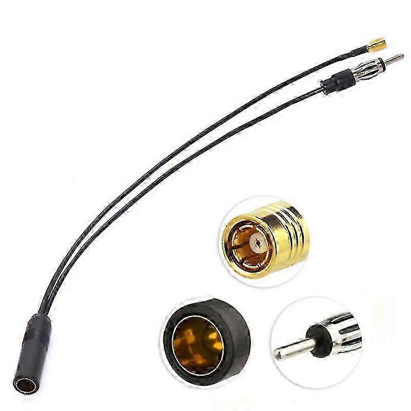 Active Dab+fm/am Smb Cable Aerial Din Splitter Accessory Antenna ...