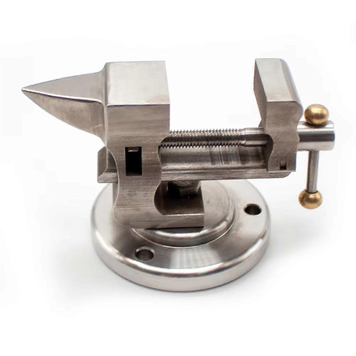 Mini 304 Stainless Steel Bench Pliers with Anvil 1 Inch Adjustable ...