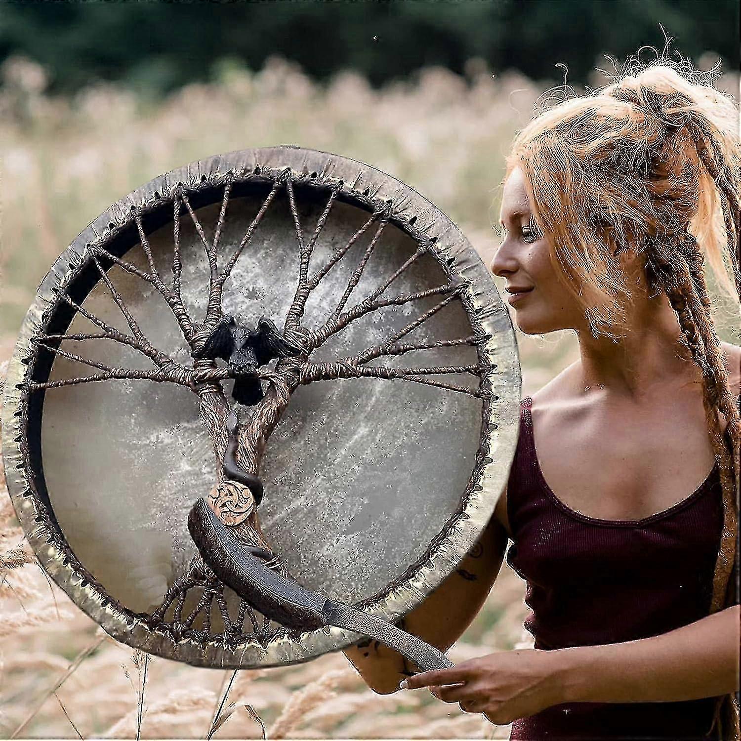 Shaman Drum - Shaman Drum Tree-of-life Siberian Drum - Tree-of-life ...