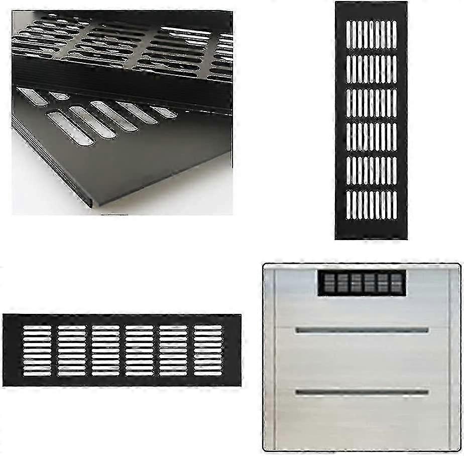 Aluminum Vent Grille 2 Pieces Ventilation Grille Rectangular ...