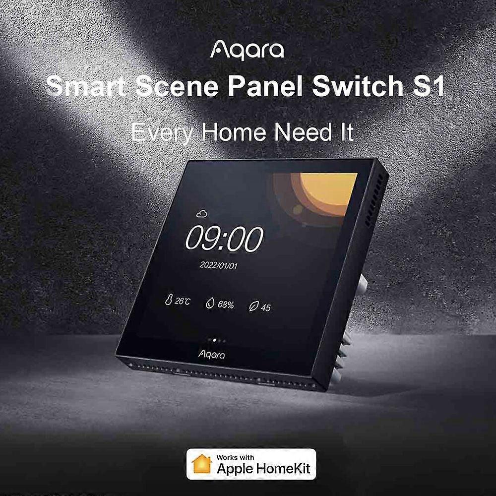 Aqara Smart Scene Panel Switch S1 Zigbee 3.0 3.95 inch Touch Screen AI ...