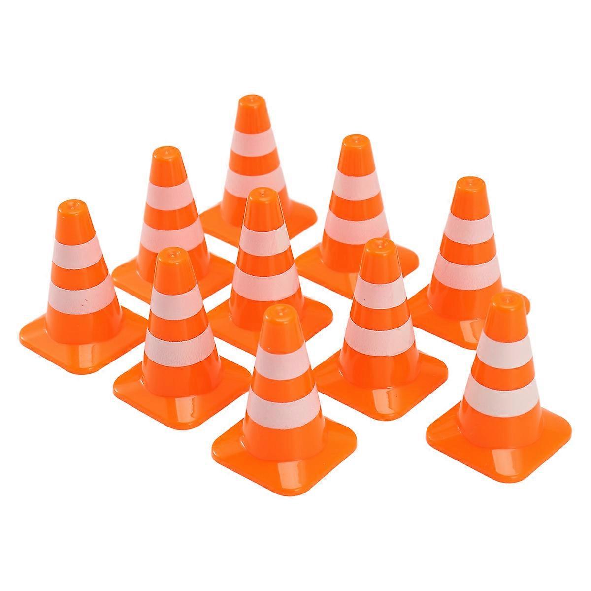 Mini Traffic Cones 10Pcs Miniature Road Cones Construction Cones Kids ...