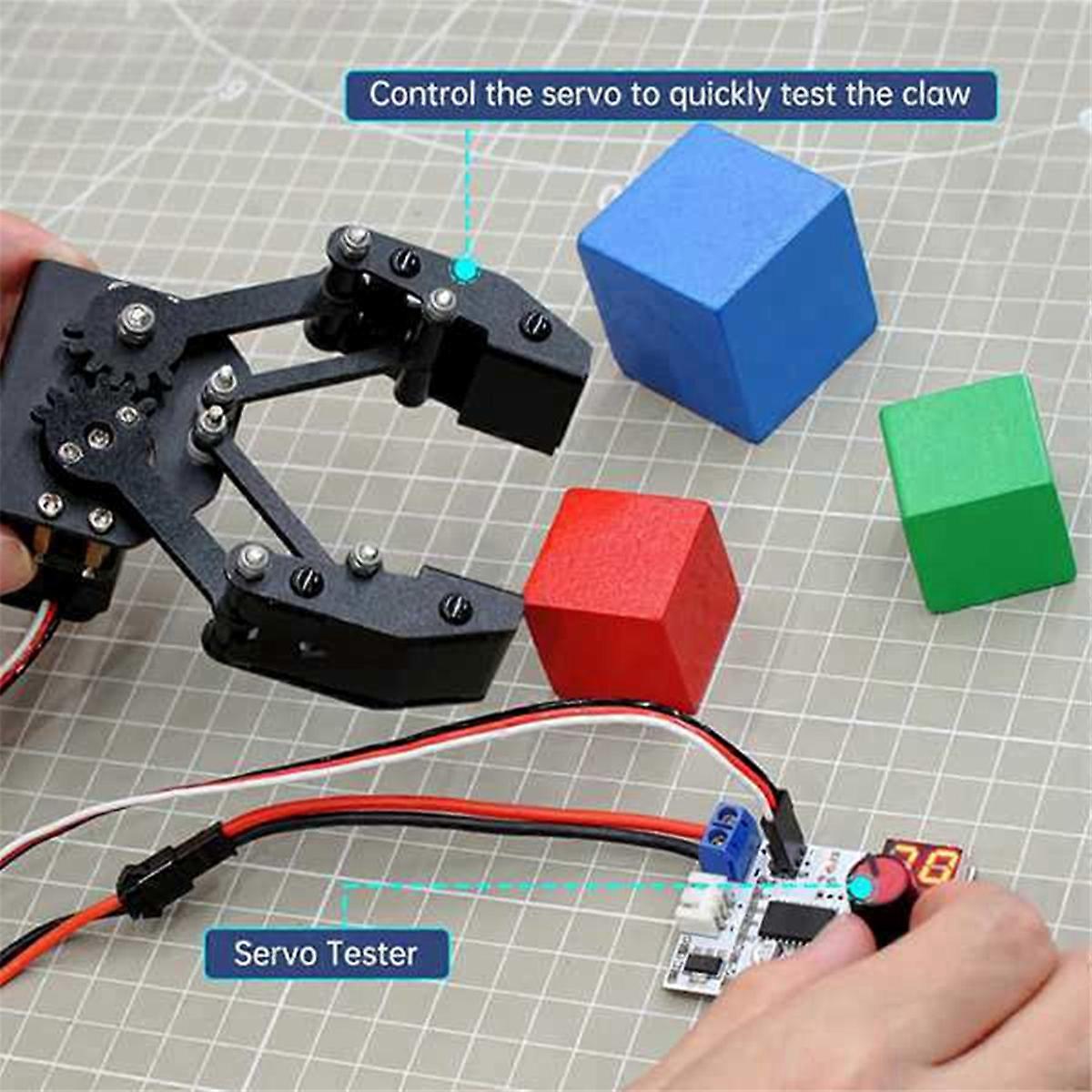 Metal Mechanical Claw Robotic Gripper Digital Servo Alloy Big Claw Arm ...