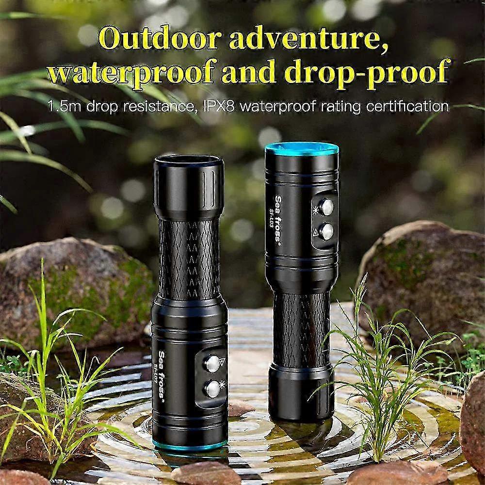 Sea Frogs SF-L03 1000 lm Underwater Video Light for Diving, IPX8 ...