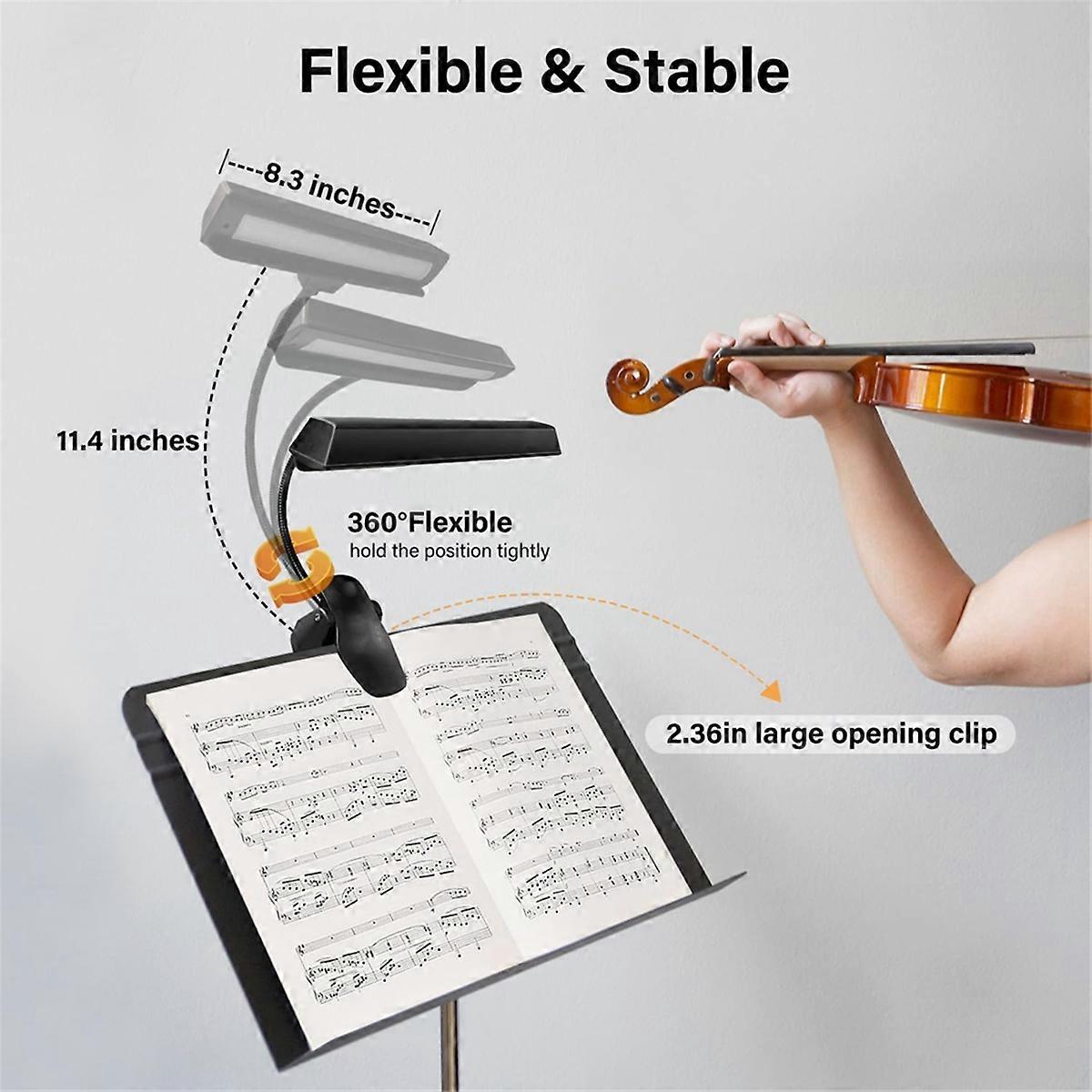 Rechargeable Music Stand Light - Clip - on for Musicians' Piano ...