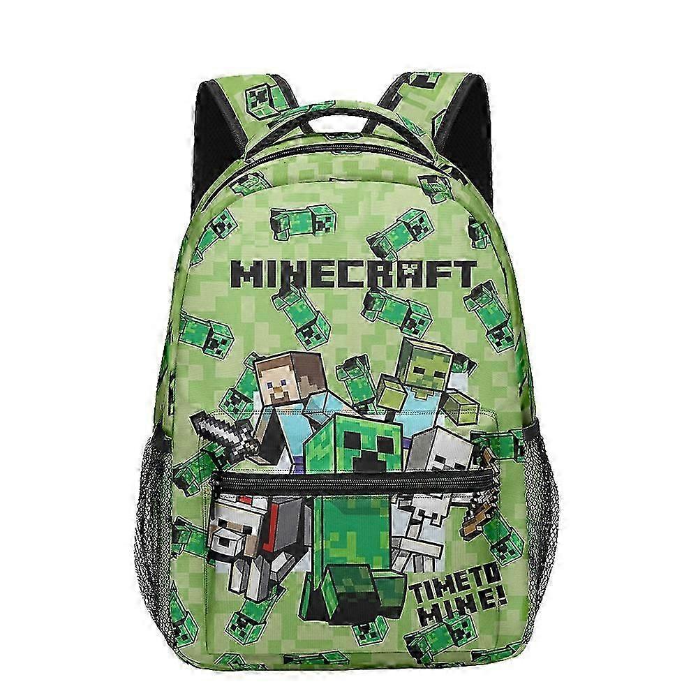 Minecraft Backpack Set For Students With Double Layer Pencil Case And ...