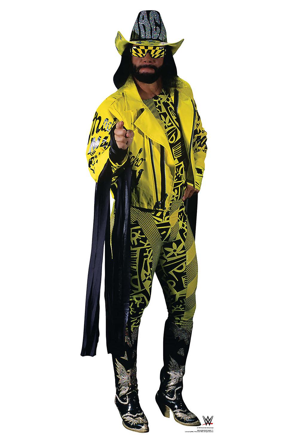 Macho Man Randy Savage Yellow Suit WWE Lifesize Cardboard Cutout ...
