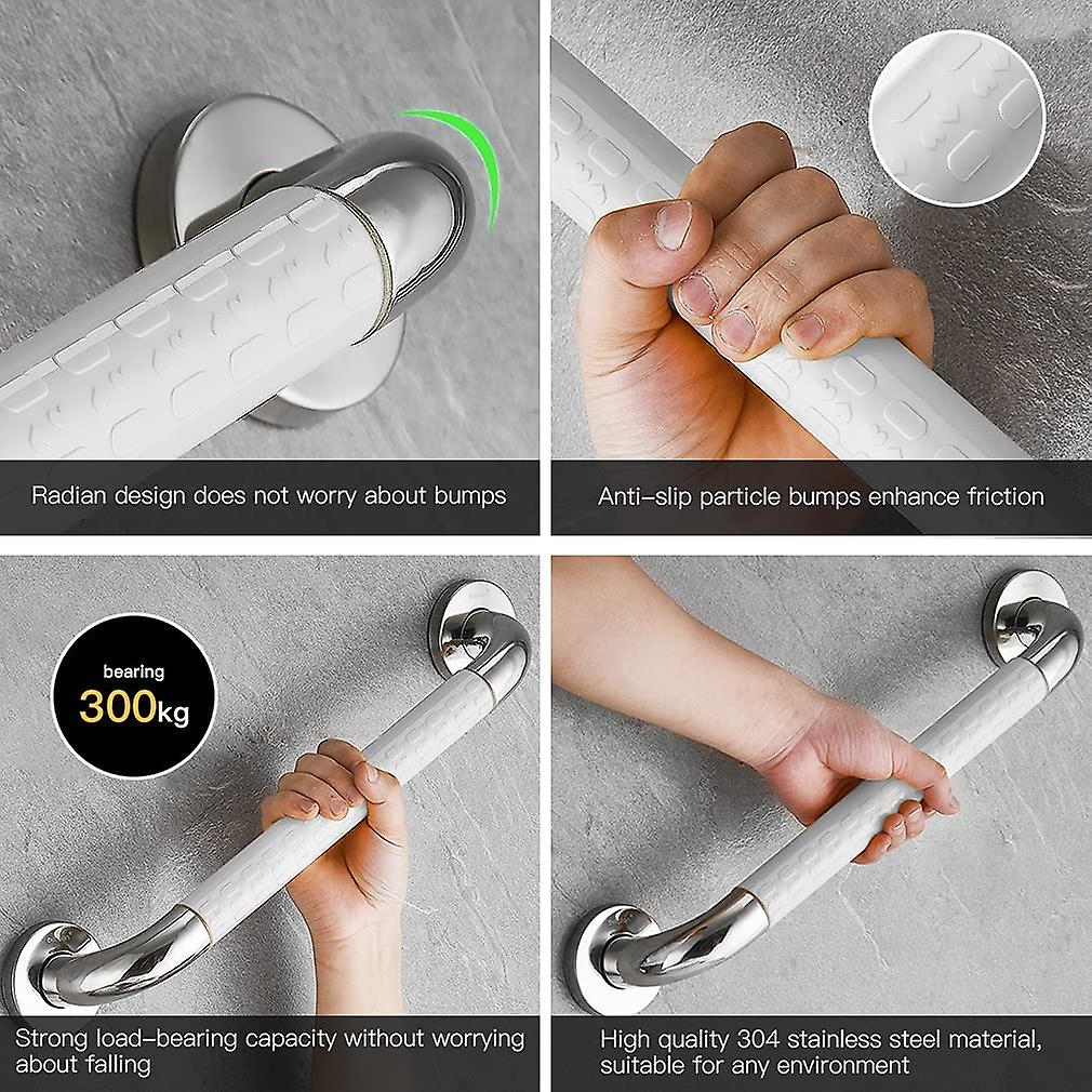 Shower Grab Bar, Anti-slip Handle Grab Bar, Wall Mounted Stainless ...