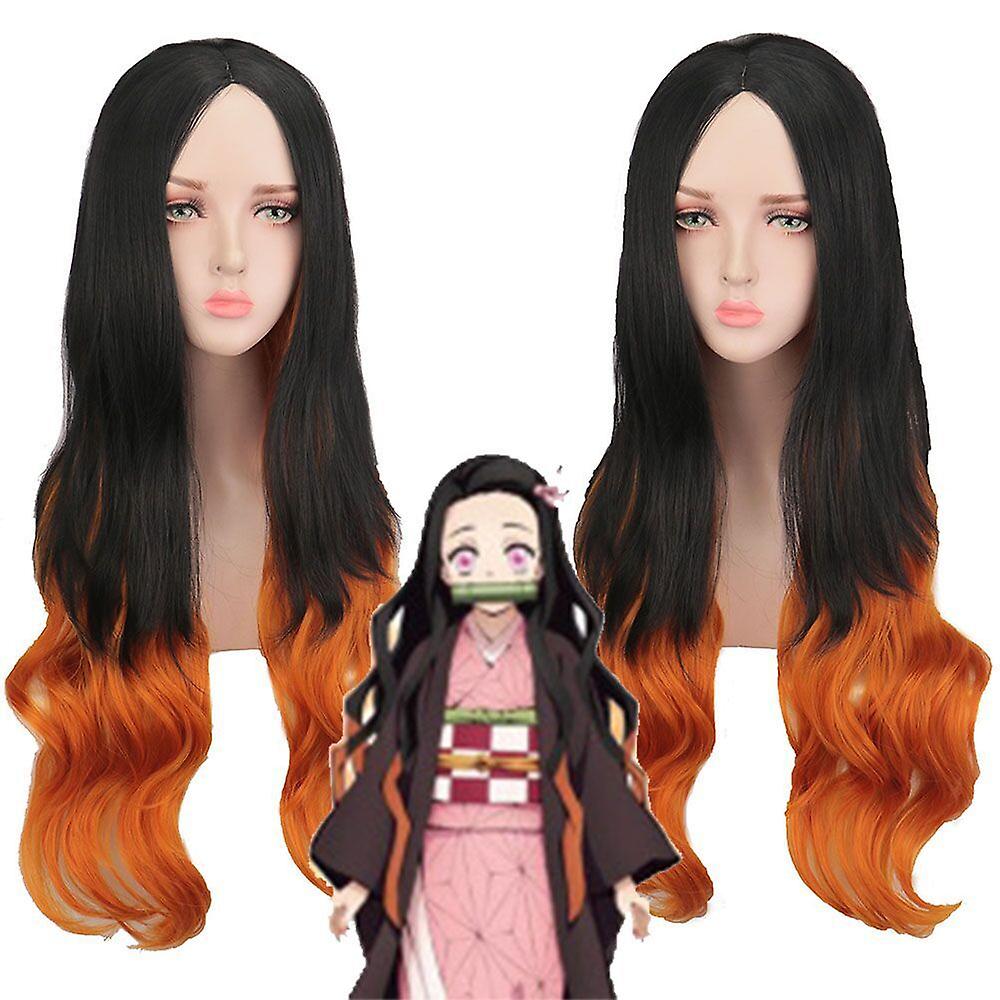 Kamado Nezuko Wig Demon Slayer:kimetsu No Yaiba Kamado Nezuko Cosplay ...