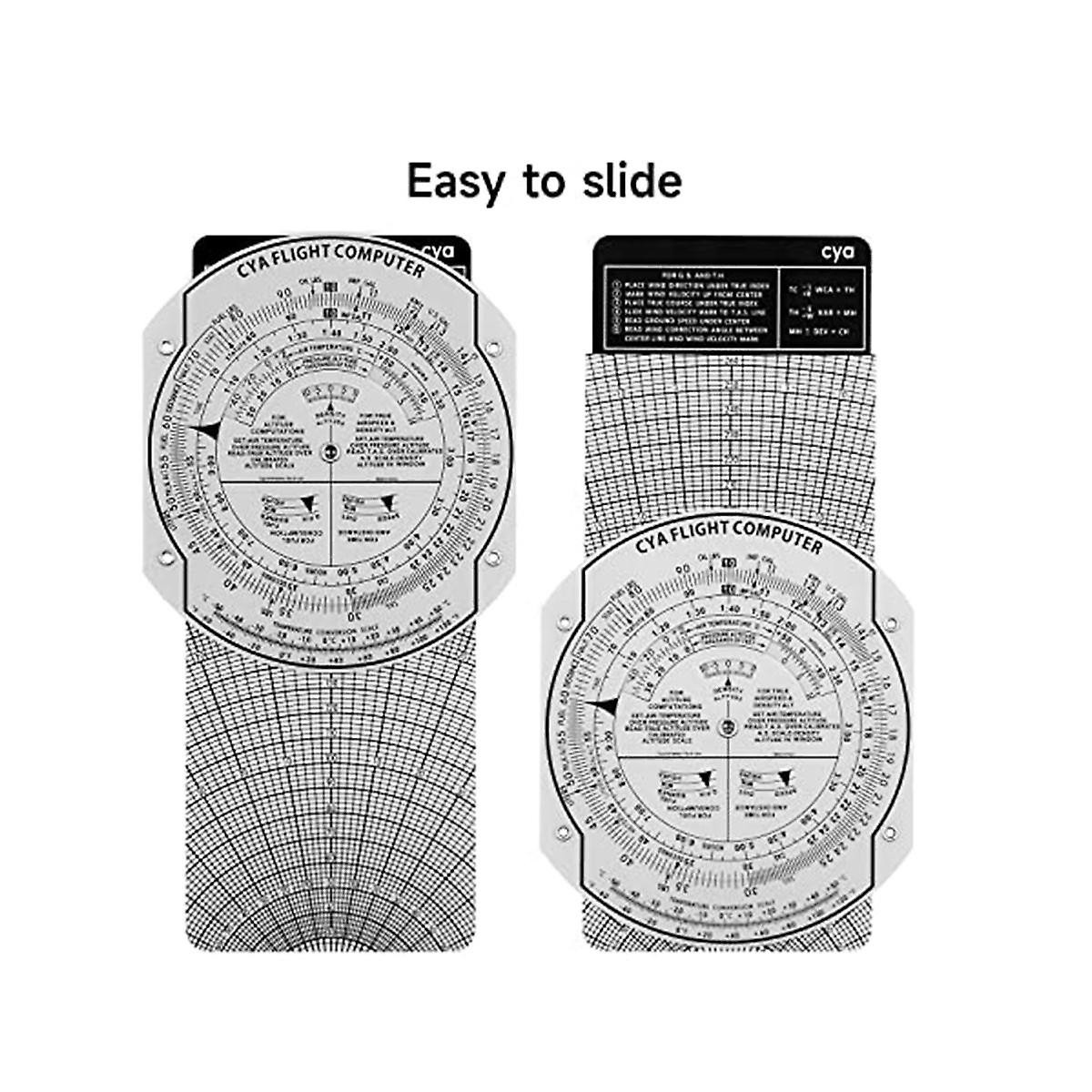 E6b Plastic Flight Computer, Patented Aviation Pilot Flight Computer ...