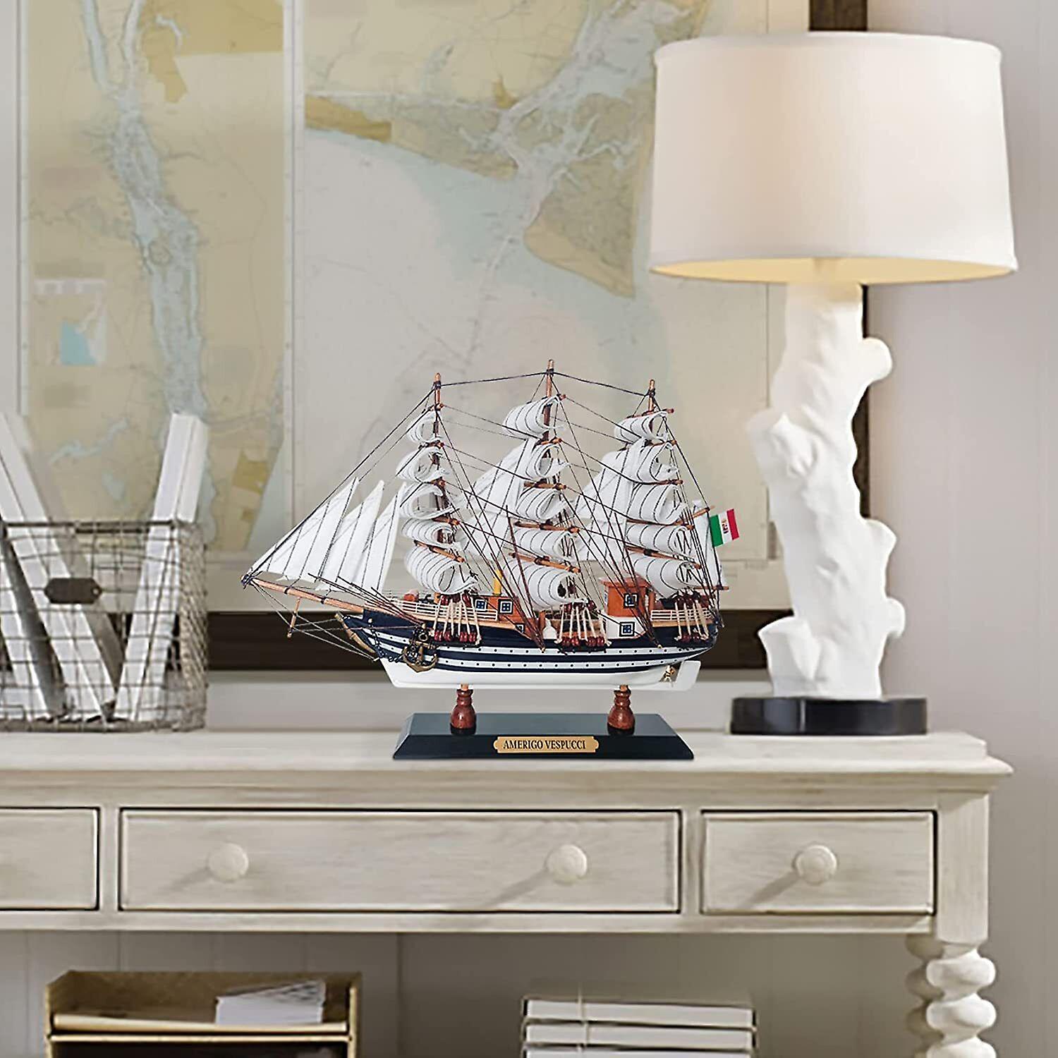 Wooden Model Ship Amerigo Vespucci 1/300 Scale Replica Ship Model ...