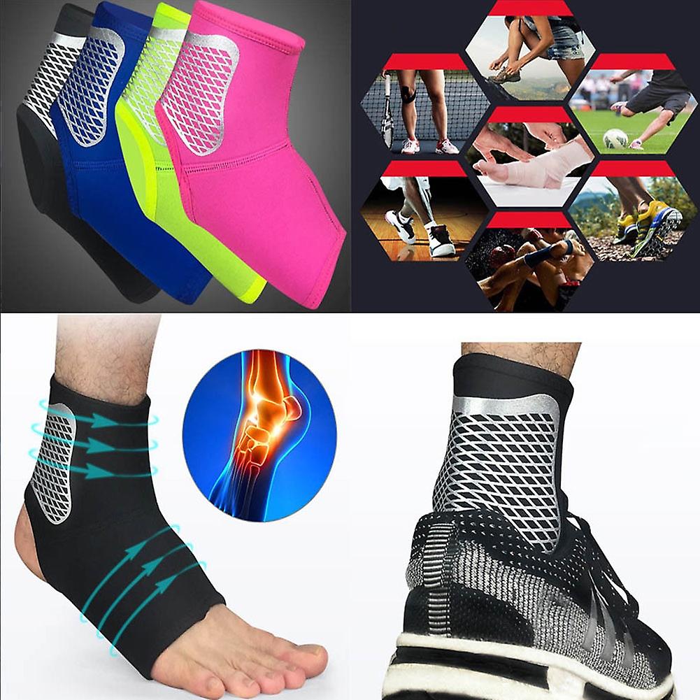 Ankle Sprain Brace Foot Support Bandage Achilles Tendon Strap Guard ...