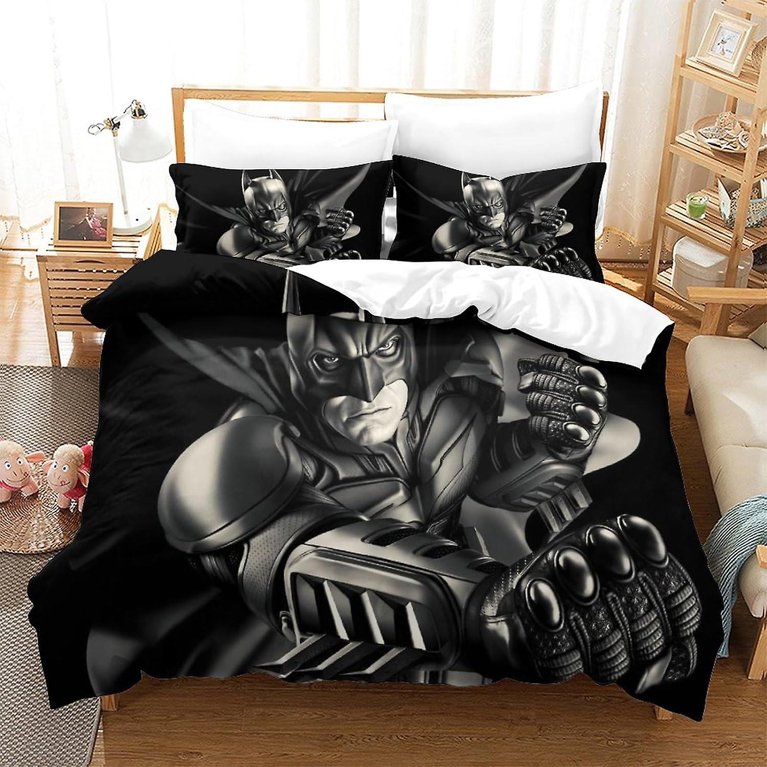 EKENOZ Batman 3D Print Duvet Cover Bedding,3 Pcs Set Superhero Quilt ...