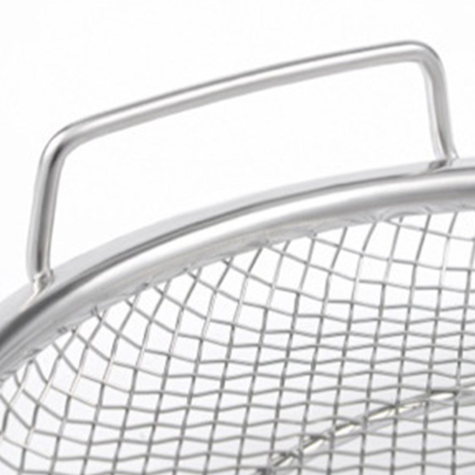 Frying Oil Drain Rack Stainless Steel 22cm Round Filter Tool with ...