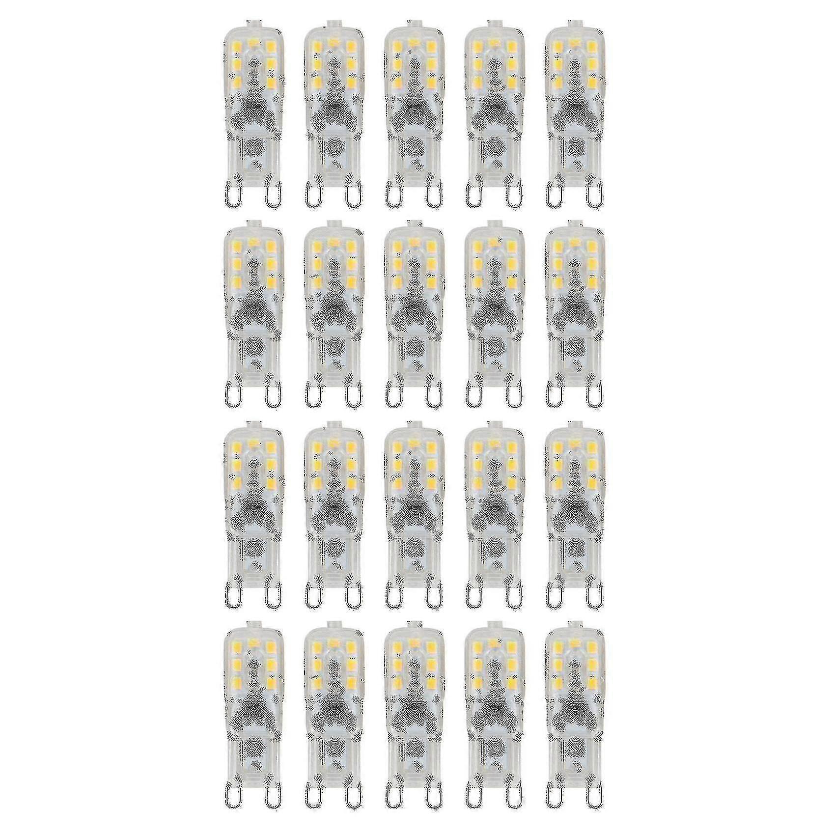 20 X G9 5w Led Dimmable Capsule Bulb Replace Light Lamps Ac220-240v ...