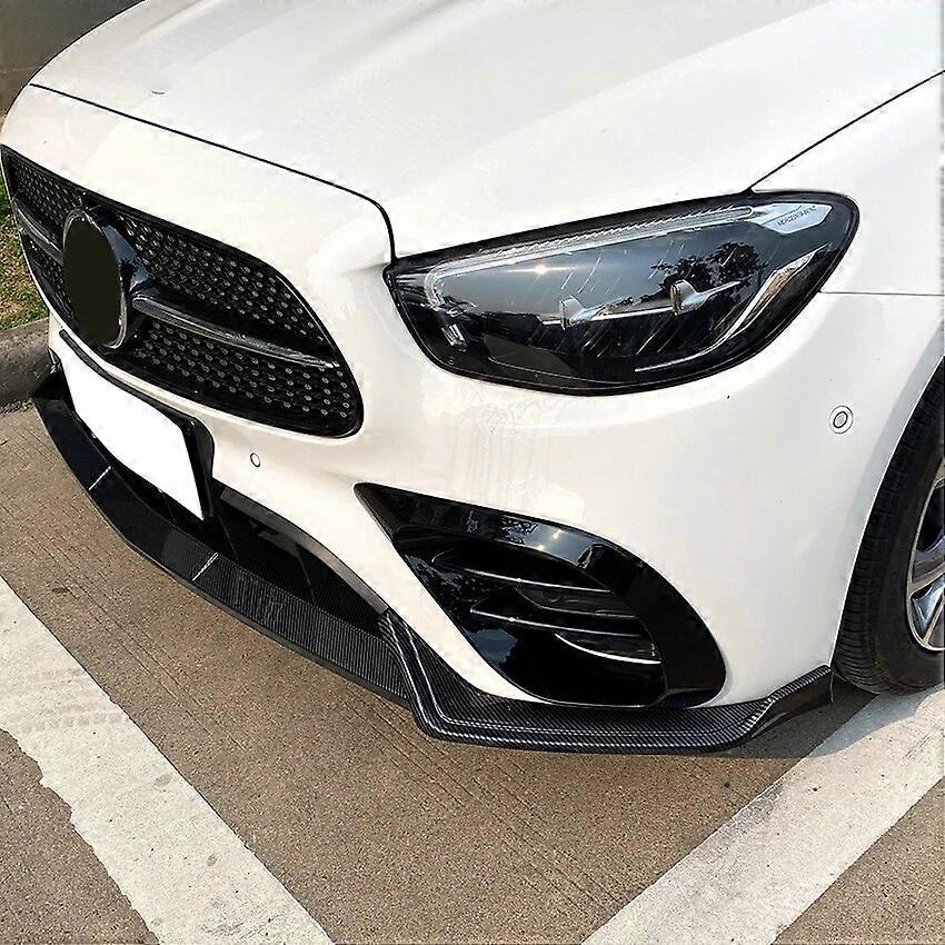 For Mercedes E-Class W213 C238 2022+ E260 E300 AMG Car Front Bumper chin Lip lower Spoiler ...