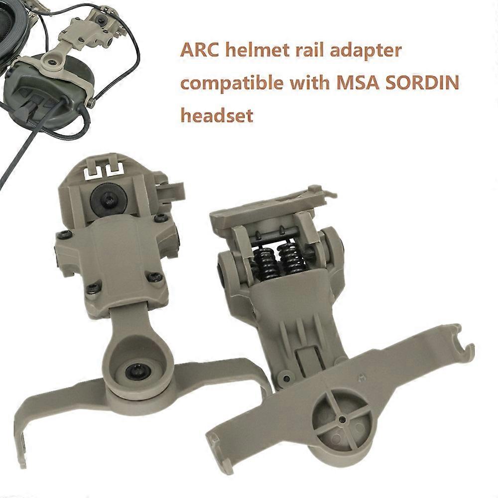 Airsoft Headset Accesso ARC Helmet Rail Adapter for MSA Tactical ...