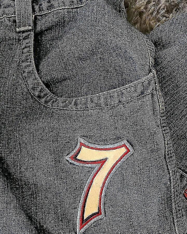 Jnco Baggy Jeans Hip Hop Rock Embroidery Pattern Men Women 2024 New ...