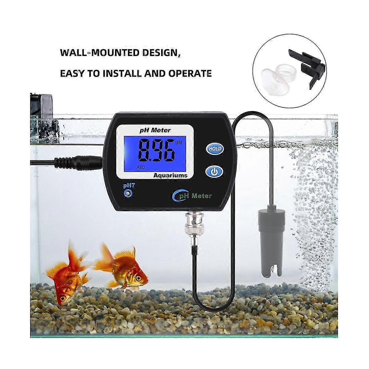 Accurate PH Meter for Aquarium Multi-Parameter Water Quality Monitor Online PH Monitor ...