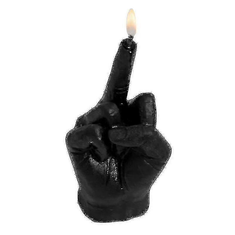 Carrep Creative Middle Finger Shape Gesture Scented Candle Niche Fun ...