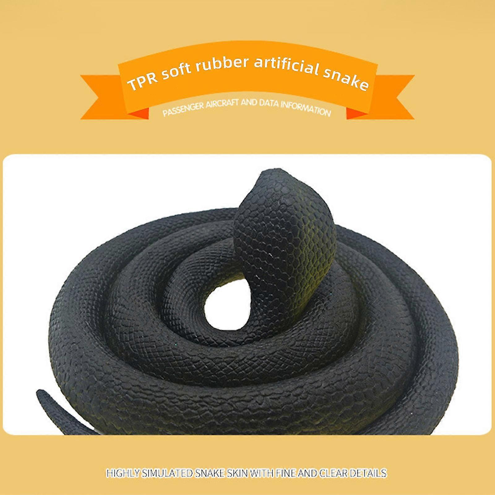 Large Rubber Snake,Realistic Rubber Scary Snake Toy, 80cm Fake Large ...