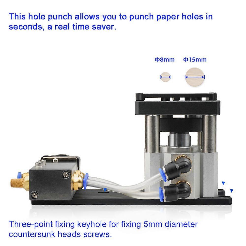 Pneumatic Edges Banding Punching Machine Dual Hole Hole-punching Device ...