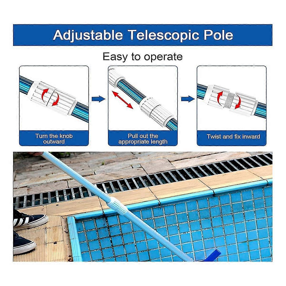 2Pcs Pool Telescoping Pole Cam Lock Replacement 2Pc, EZ Lock Cam for ...