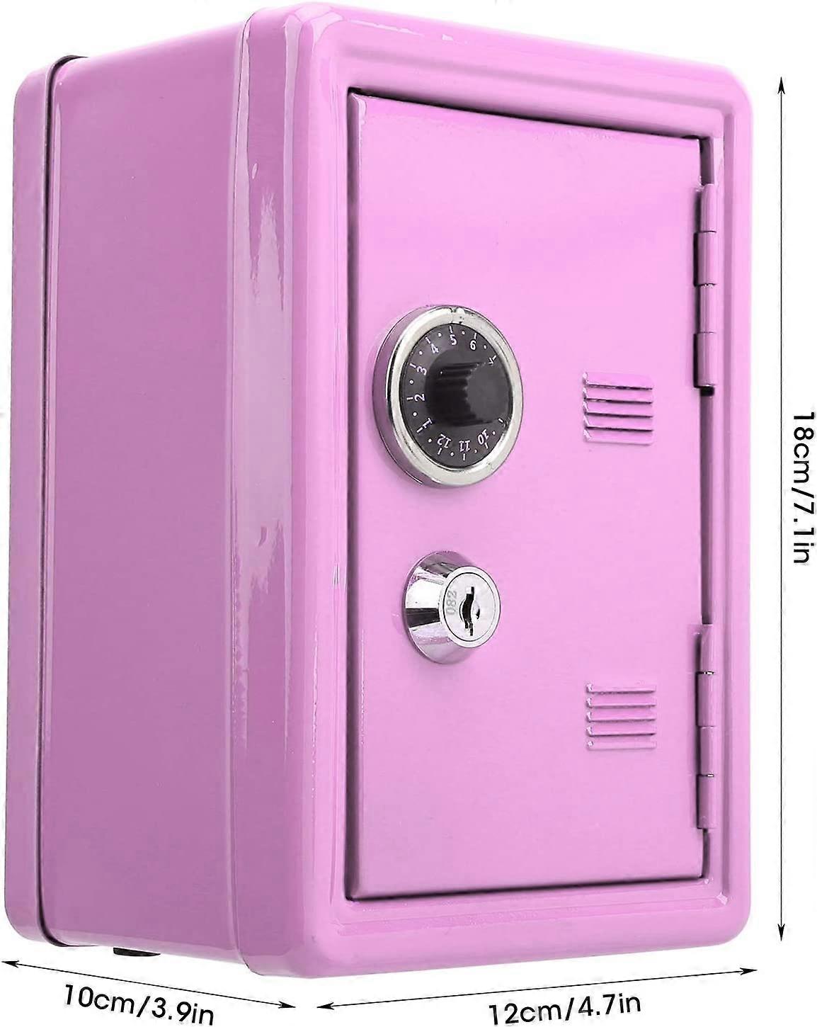 Money Box, Kids Lockable Money Safe Bank, Cash Coins Saving Safe Box ...