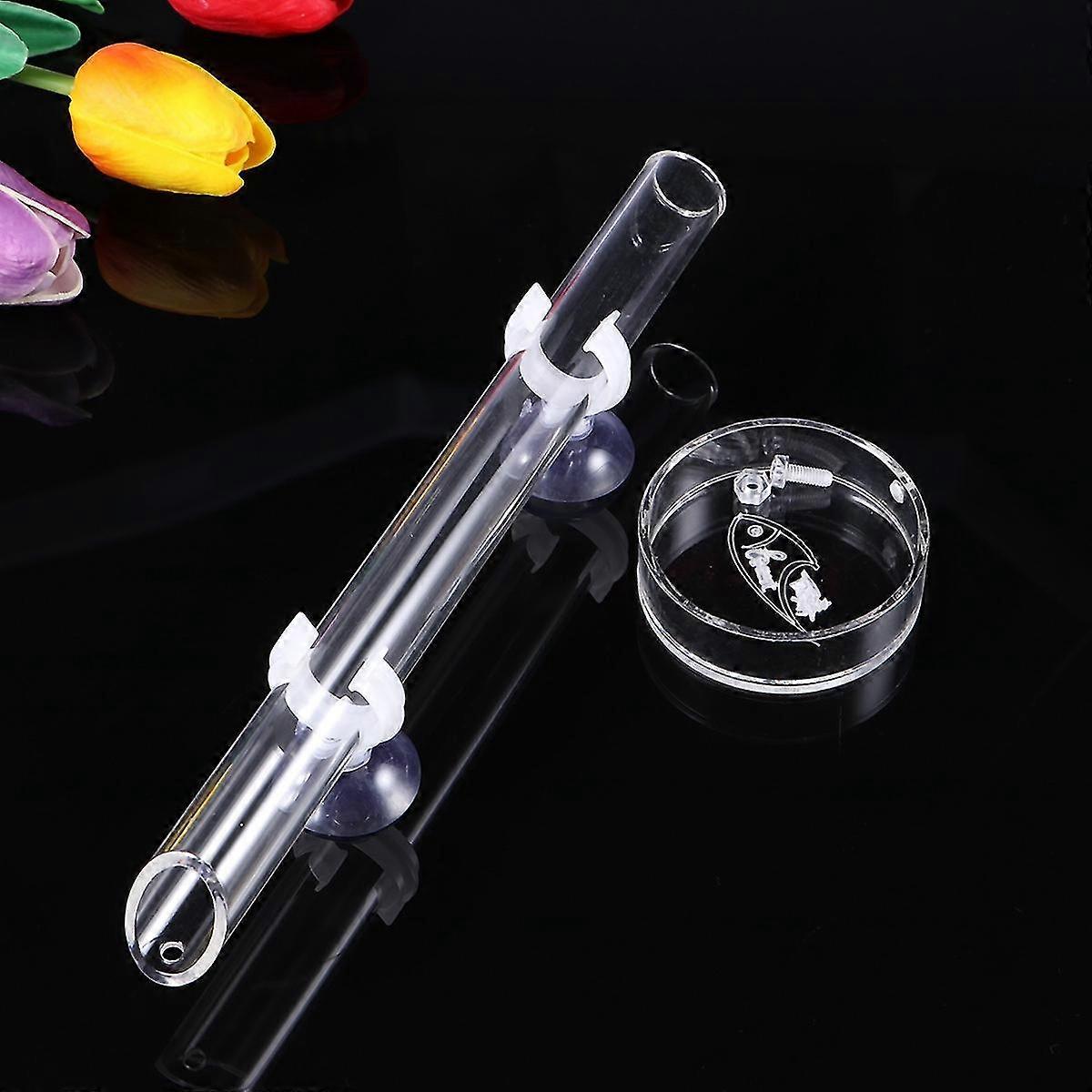 Glass Aquarium Tank Shrimp Feeding Dish Automatic Fish Feeder Shrimp ...