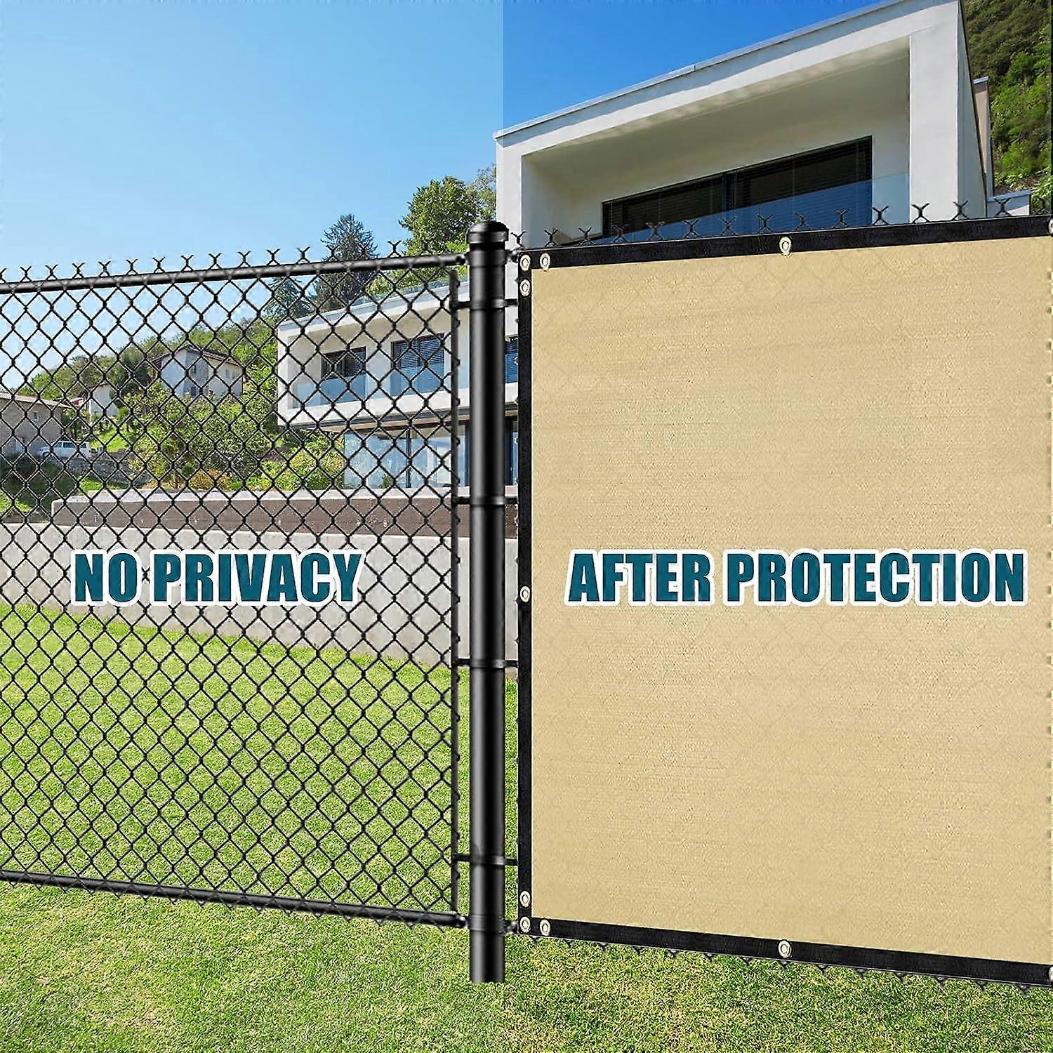 (1*3m),beigeGarden Privacy Screen Fence Sand Blackout Privacy Screen ...