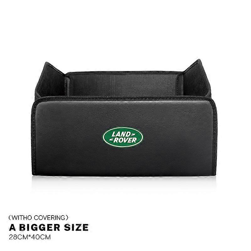 Car Trunk Storage Bag Leather Camping Box Collapsible For Land Rover ...