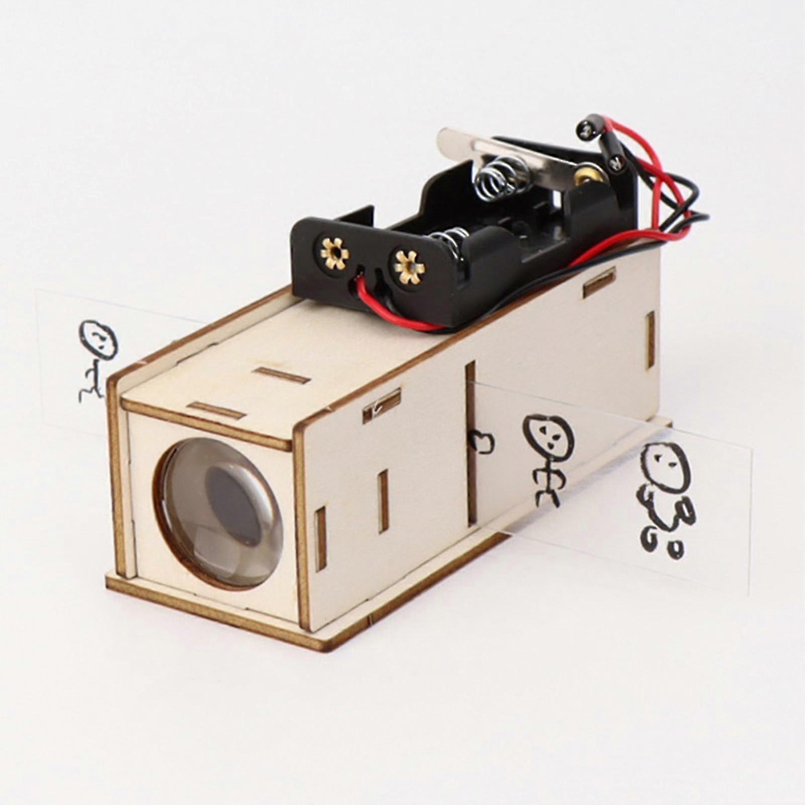 Children Homemade Slide Projector Educational Toy Diy Slide Projector Model Kid Elementary ...
