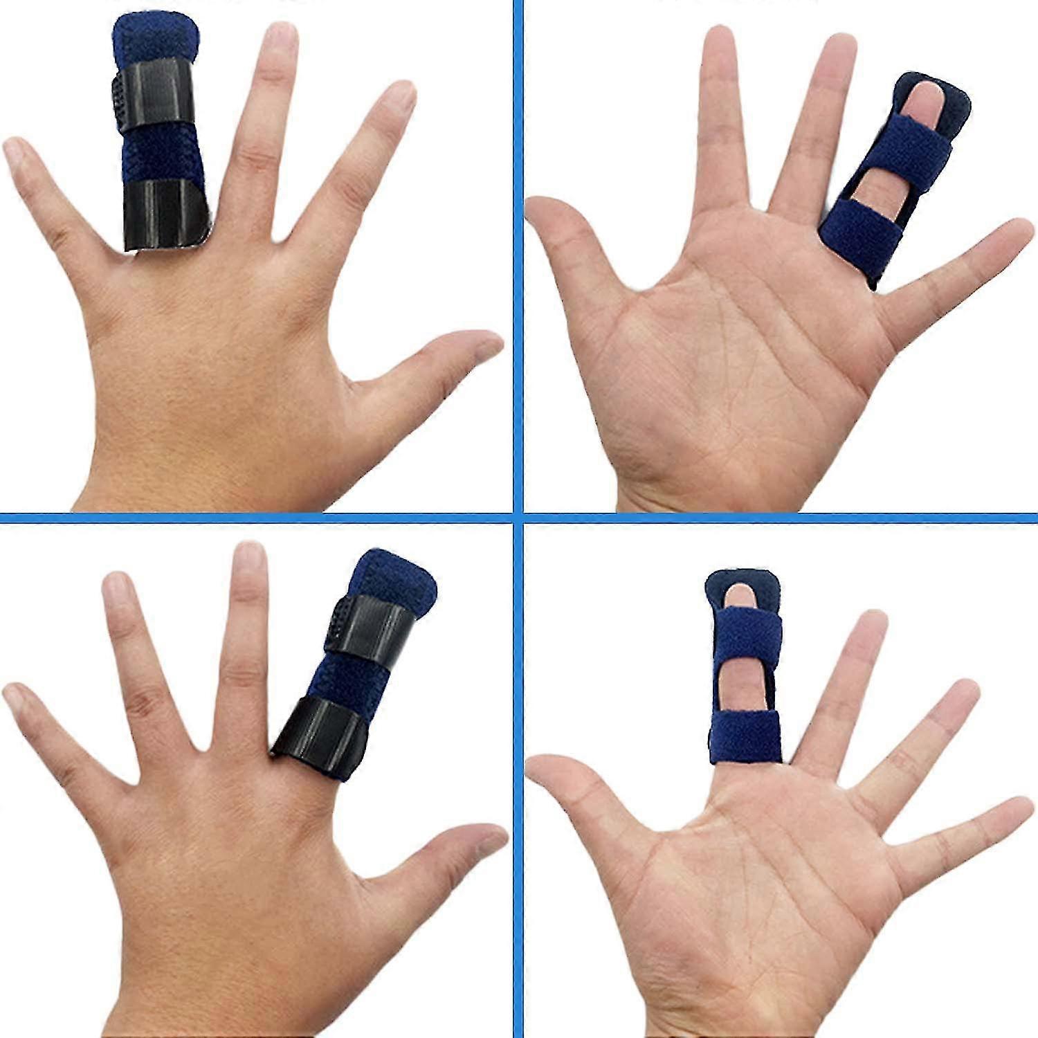 3pcs Finger Splints, Finger Support Splint With Fixing Trigger Finger ...