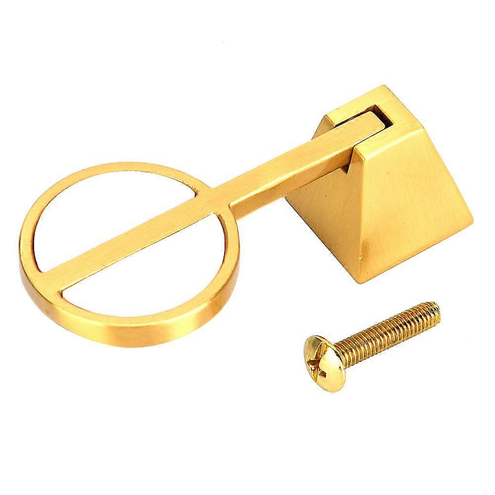 Single Hole Handle Round Shell Brass Solid Cabinet Drawer Pulls ...