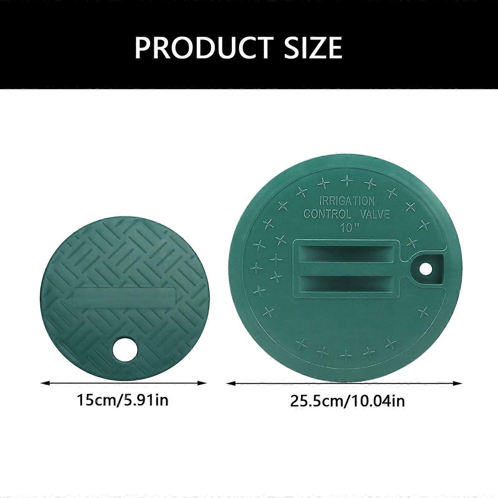 Green Plastic Valves Box Cover Lid For Round Sprinkler System ...