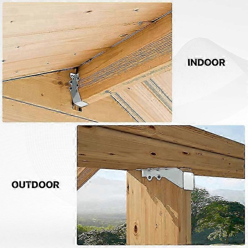 10Pcs 2x6 Joist Hanger,Gauge Double Shear Face Mount Joist Hanger ...