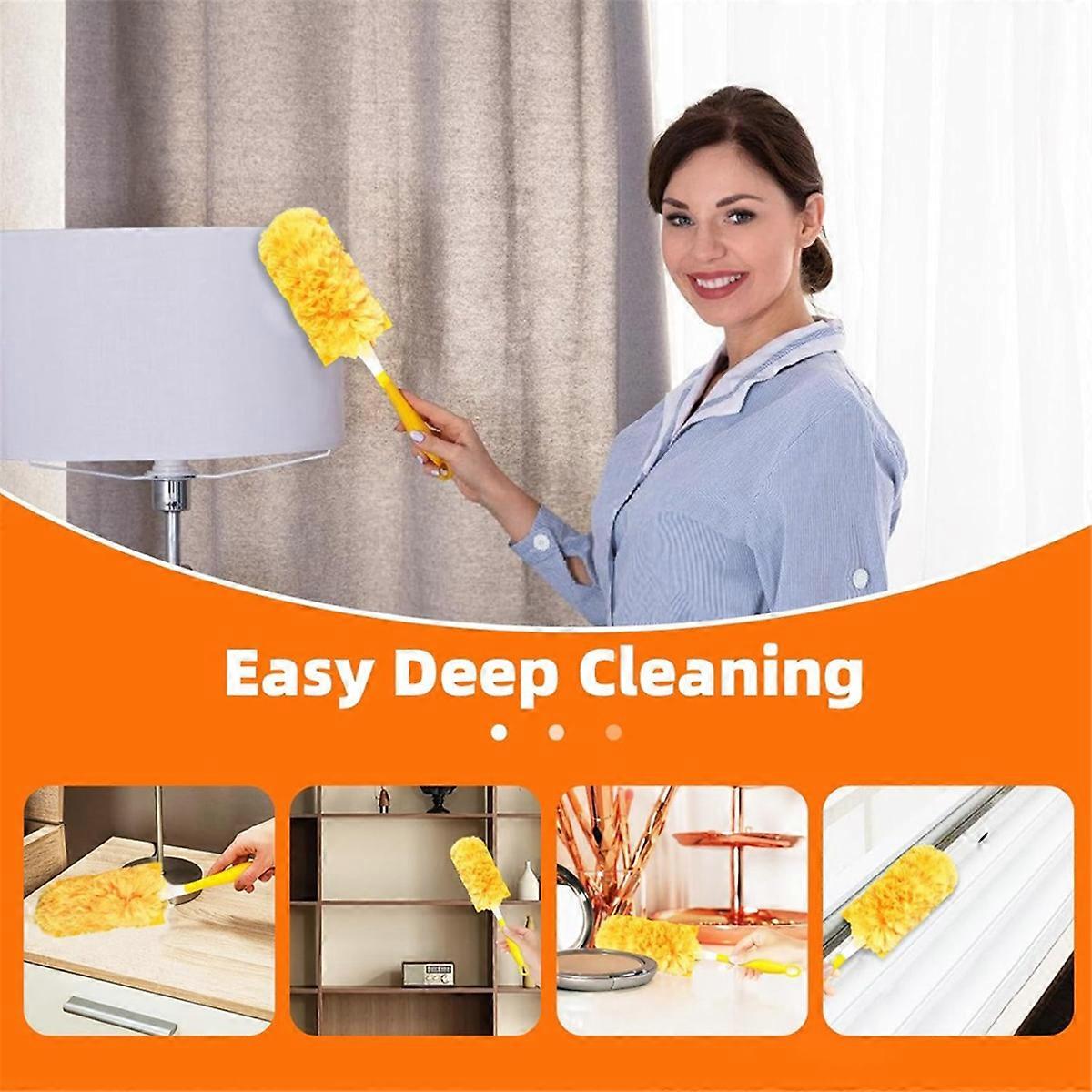 30 Pack 360 Dusters Refills for Swiffer Dusters, Duty Duster Kit Dusters Refills with 1 H ...