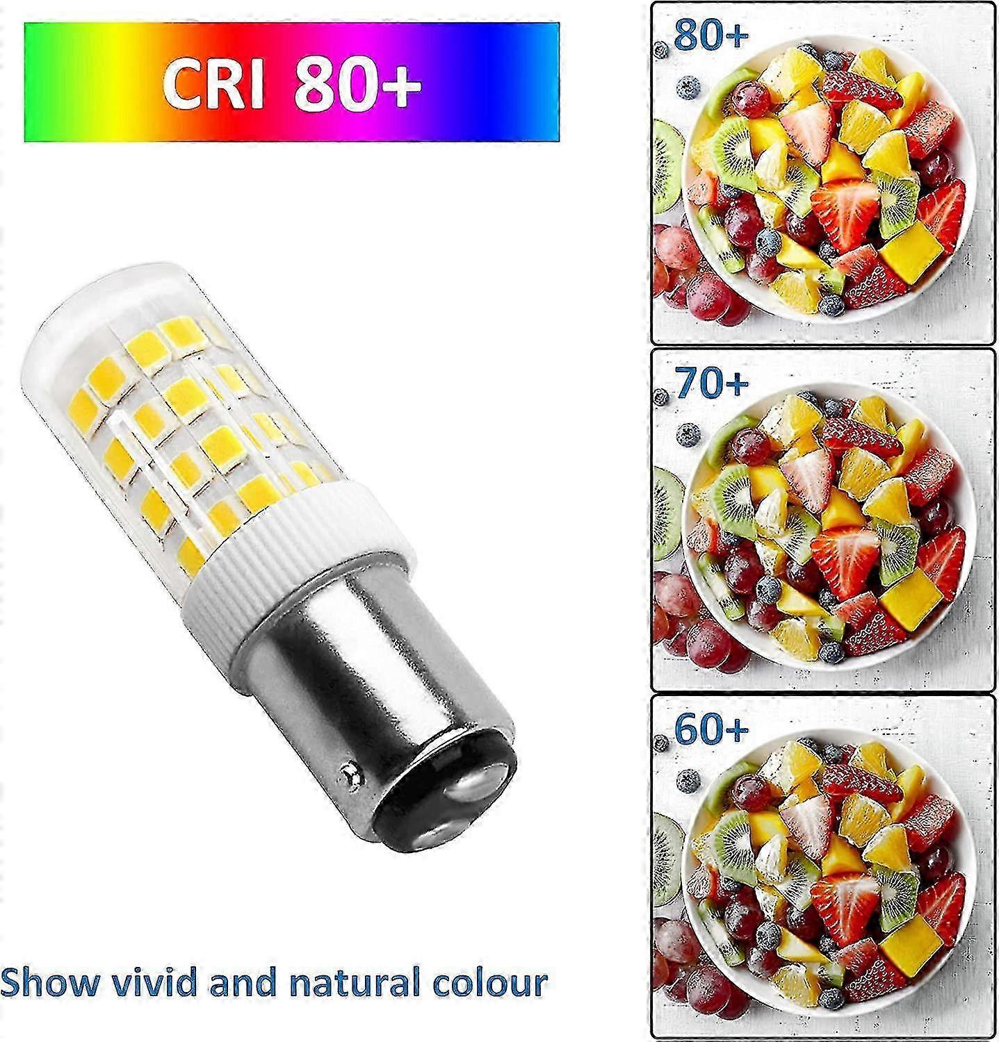 5W LED B15d Bayonet Bulb Cool White 6000K 500lm Sewing Machine Light ...