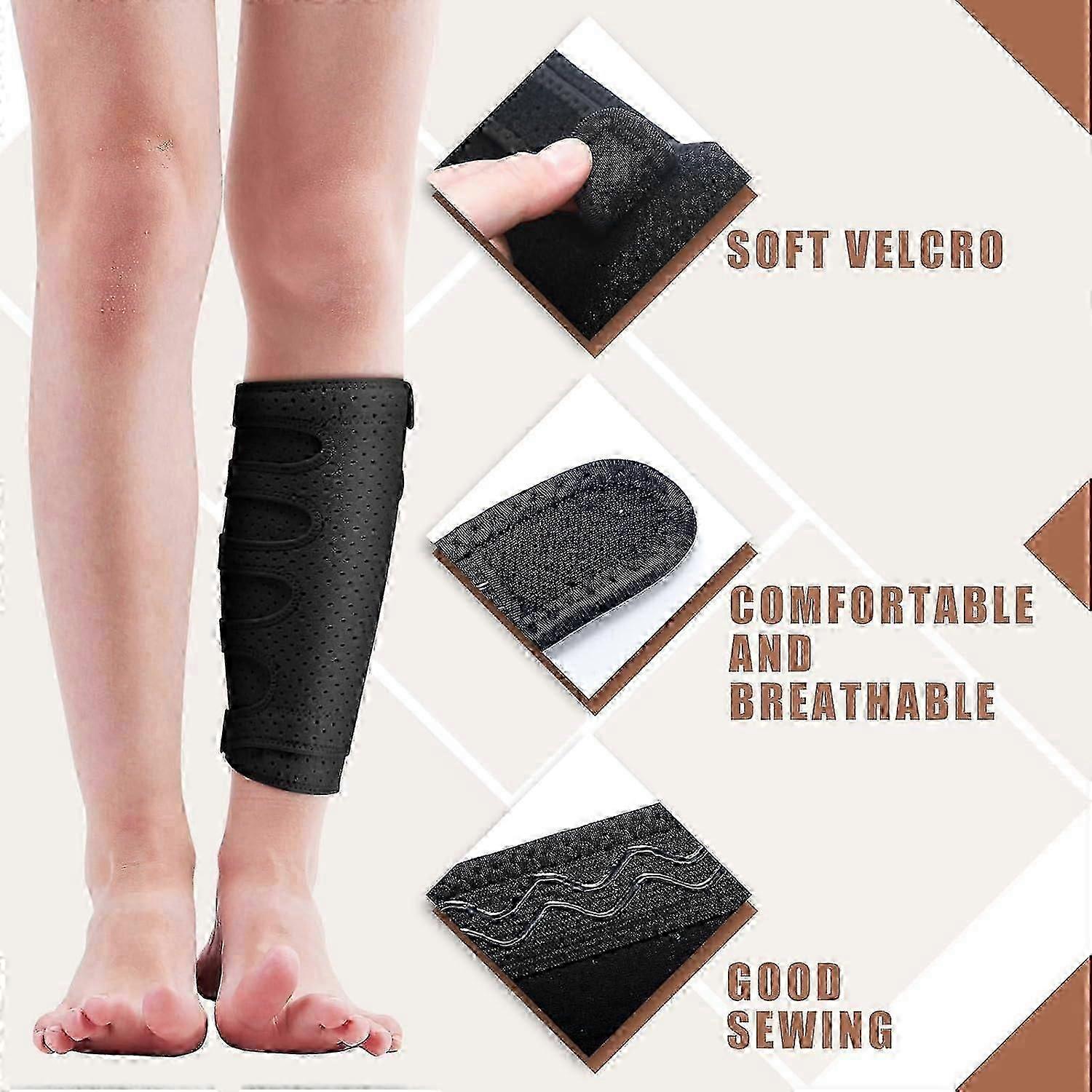 2 Adjustable Calf Compression Wraps for Lymphedema & Swelling | Fruugo AU