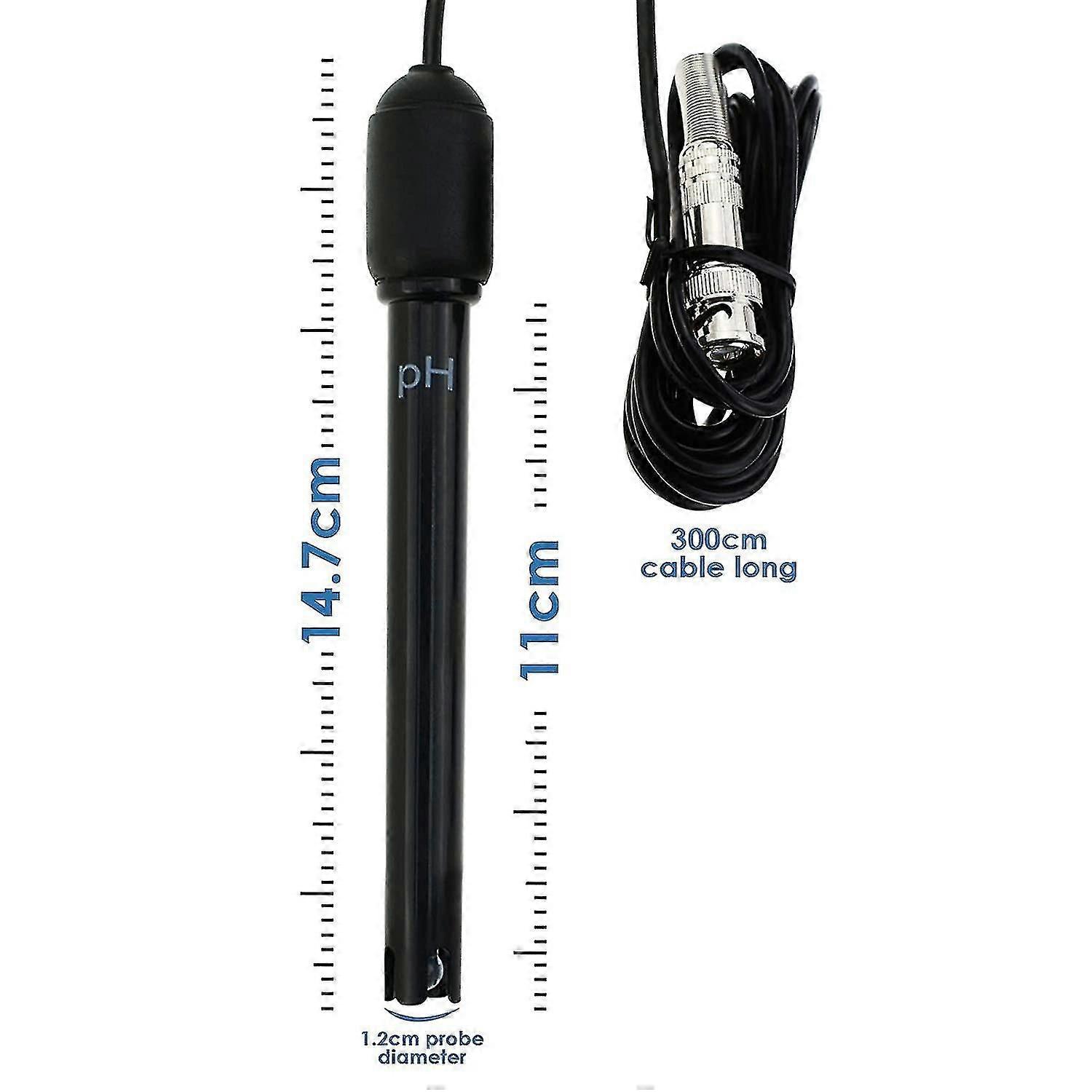 Ph With Electrode 300cm Long Cable And Bnc Plug For Ph Meter Controller ...