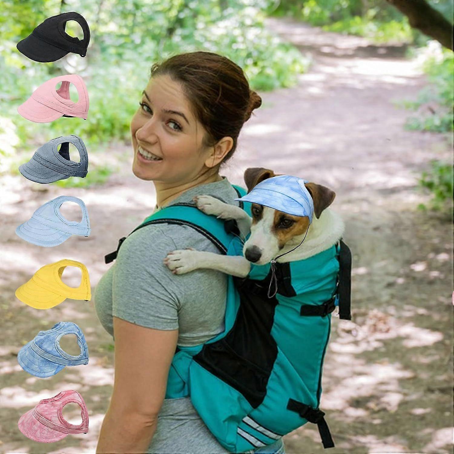 Dog Baseball Cap,1PC Pet Summer Beach Peaked Cap Dog Hat with Ear Holes ...