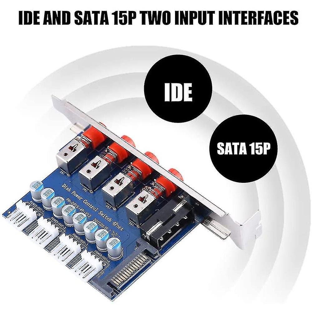 Hdd Power Control Switch Sata Drive Switcher For Desktop Pc Computer ...