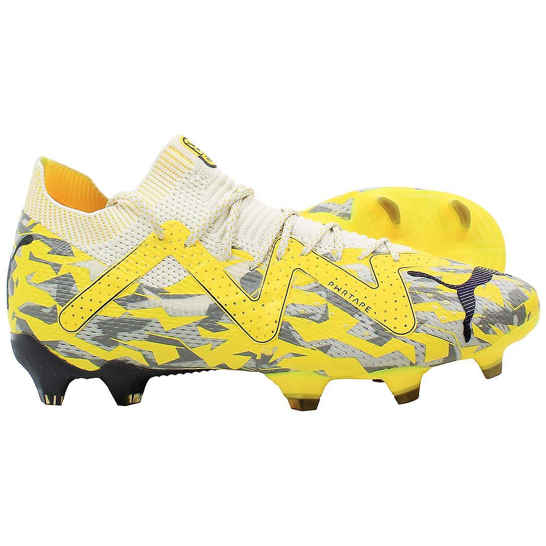 Puma Future Ultimate FG/AG Lace-Up Yellow Synthetic Womens Football ...