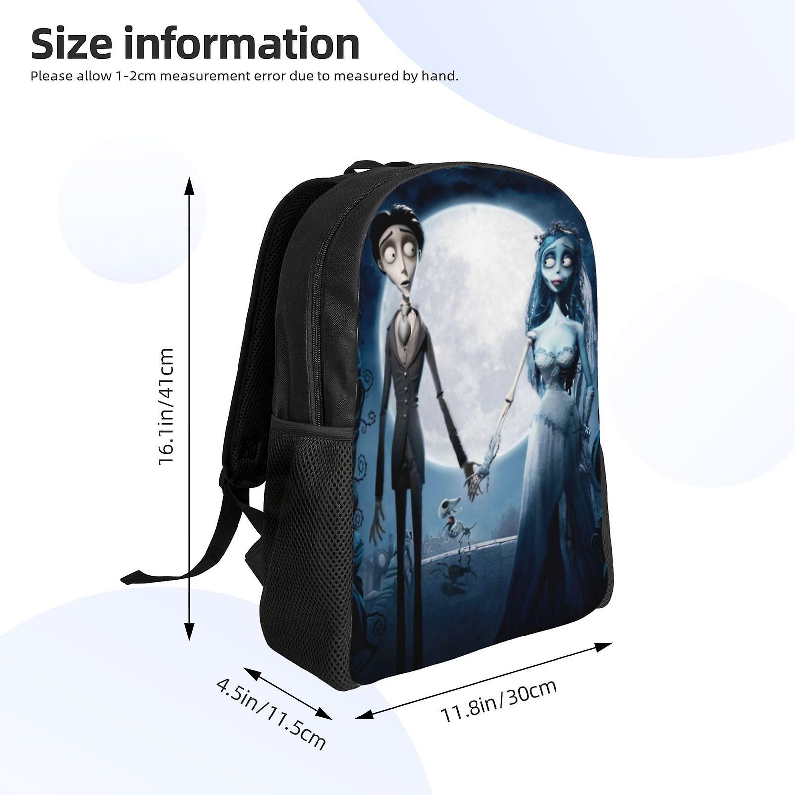 Tim Burton's Corpse Bride Unisex Backpack Laptop School Bag College ...