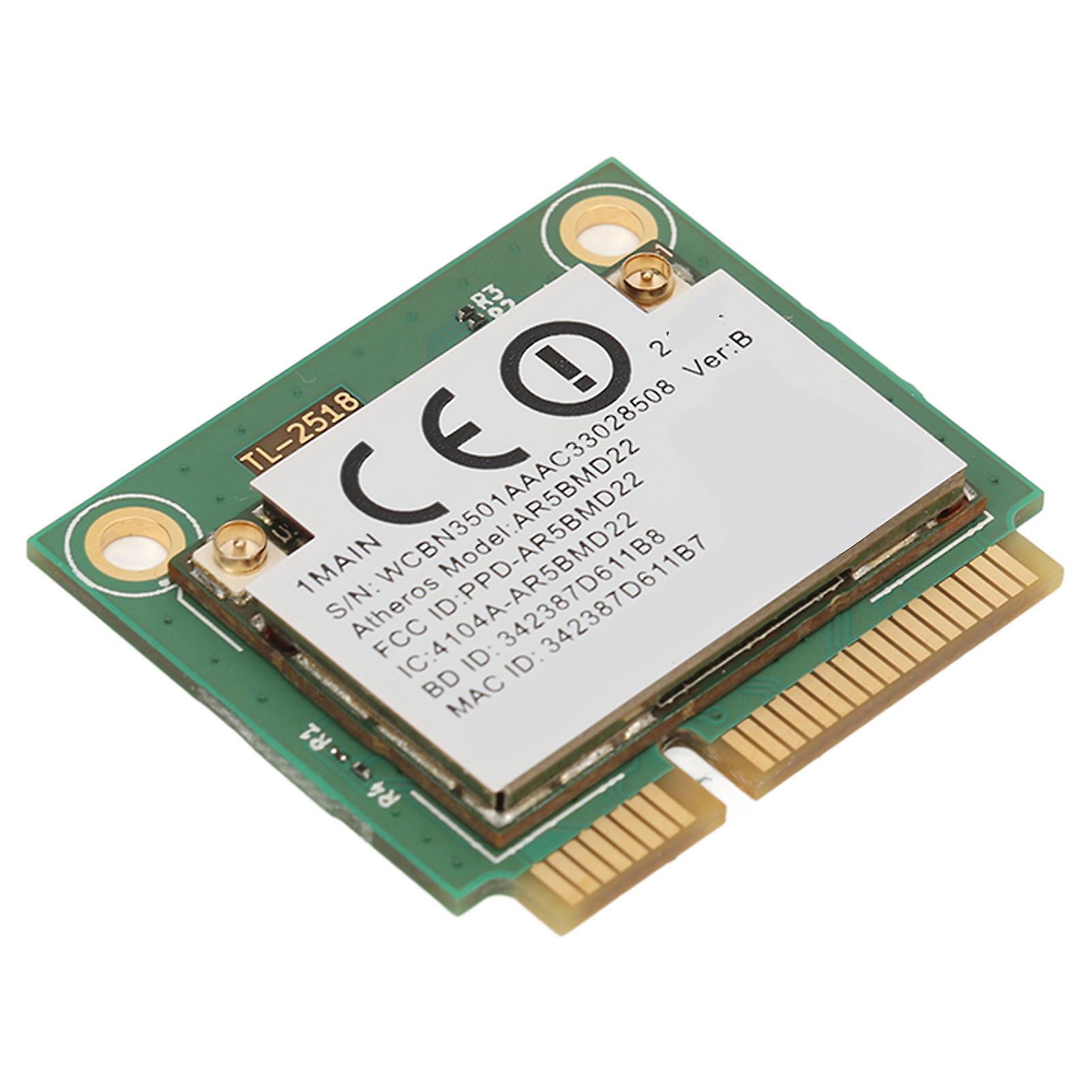5G Network Card Mini PCIe 2.4GHz 5GHz 300Mbps BT 4.0 Plug and Play 5G ...