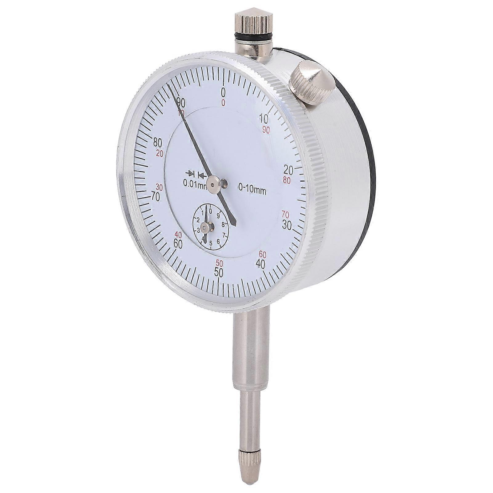 010mm Dial Indicator HighAccuracy AluminumCase Pointer Mechanical ...
