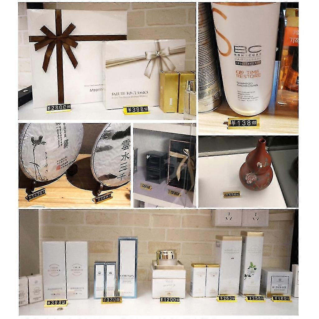 Metal Number Price Tag Signs 1box Multipurpose Display Label Supplies ...